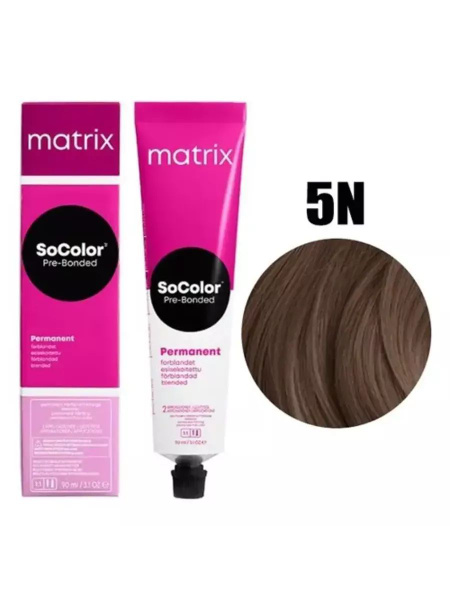 Matrix SoColor Pre-Bonded Перманентная краска, 5N купить на OZON по ...