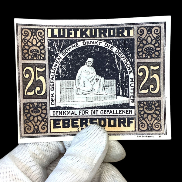 Банкнота Германия 25 пфеннингов 1921 года купить на OZON по низкой цене (1777849804)