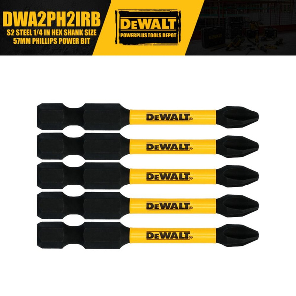 DEWALT DWA2PH2IRB S2 Сталь 1/4 дюйма Шестигранный хвостовик Размер 57MM ...
