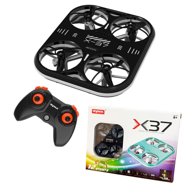 Радиоуправляемый квадрокоптер SYMA X37 - SYMA-X37-BLACK купить на OZON ...