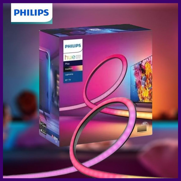Philips Умная светодиодная лента Hue Lightstrip Gradient TV 65 inch, 20 ...
