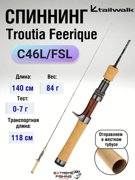 Спиннинг TAILWALK Troutia feerique купить c доставкой на OZON по низкой цене (1780730507)