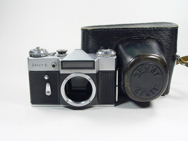 Фотоаппарат советский старинный Зенит-Е. Отличное состояние, СССР, 1972 г. Металл. Лот 8 купить ...