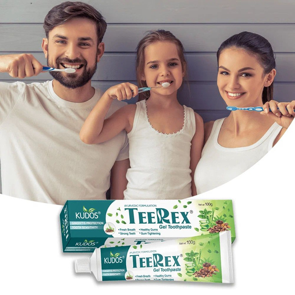 Гелевая зубная паста ТирЭкс - лечение пародонтоза / TeeRex Gel Toothpaste Kudos 100 гр. купить ...