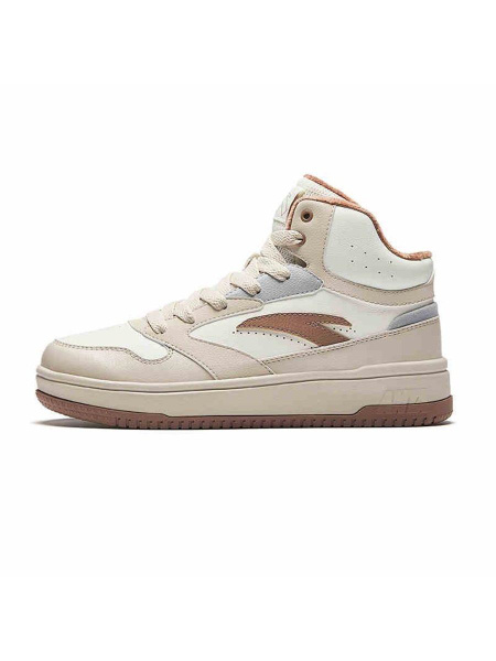 Кроссовки Женский, Девочки Anta белый, светло-коричневый EVA Баскетбол, Бег, размер 38 R ...