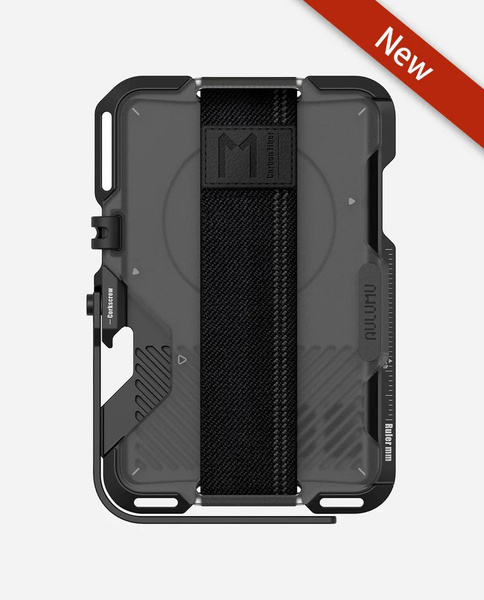 Картхолдер Aulumu G03 MagSafe полупрозрачный серый , многофункциональный магнитный кошелек ...