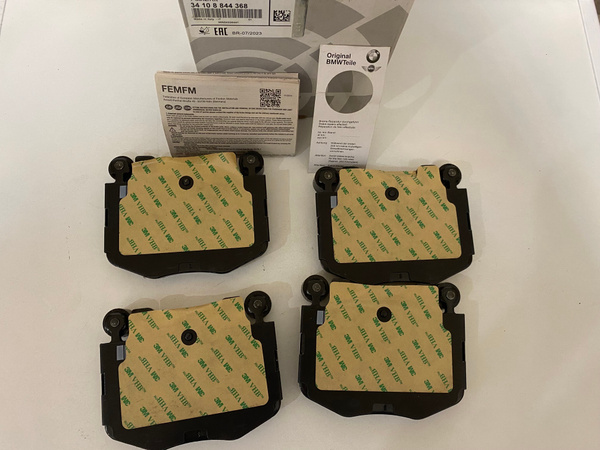 Колодки тормозные передние к БМВ/ BMW 34108844368 купить на OZON по ...