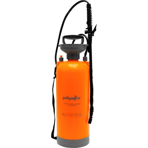 Polyagro Опрыскиватель садовый рычажный 9 л купить на OZON по низкой цене (1856565127)