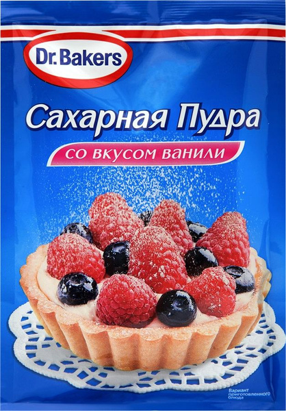 Сахарная пудра DR.BAKERS со вкусом ванили, 80г купить на OZON по низкой цене (1863515939)