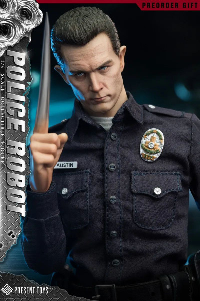 Фигурка Terminator T-1000 Present Toys SP62 1/6 Police Robot купить на ...