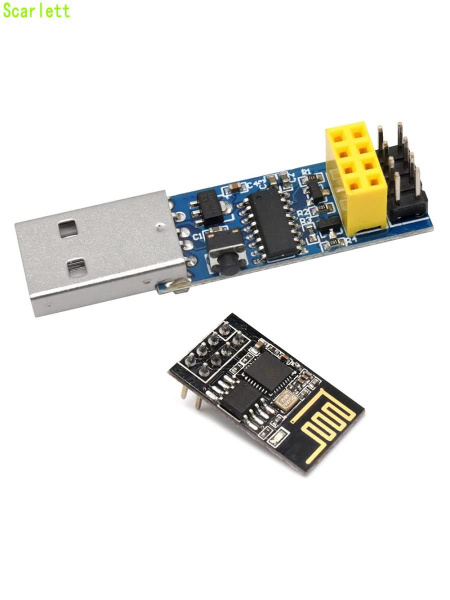 (T H F X) USB к ESP8266 Breakout CH340C ESP-01 ESP-01S Prog WiFi программатор загрузчик адаптер ...