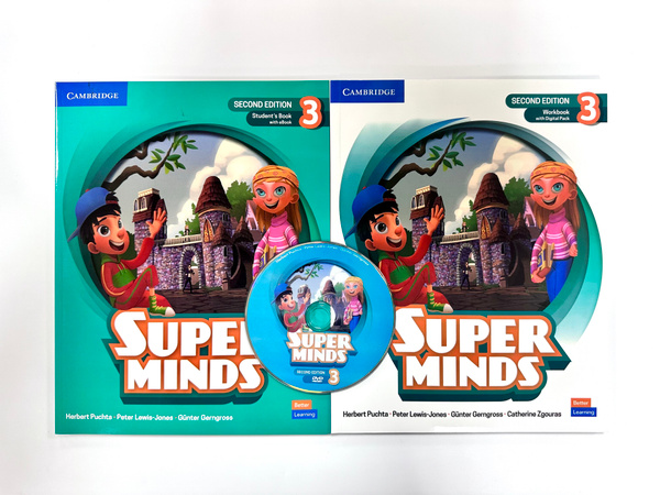 Super Minds 3 second edition (Student's book + Workbook + диск) super ...