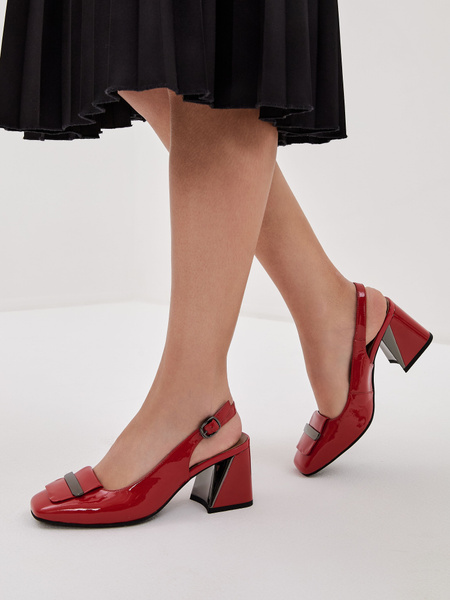 Туфли Женский SOLOSTYLE Натуральная кожа, размер 38 Стандартный средний (до 9 см) F Пряжка ...