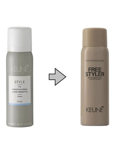 KEUNE Лак STYLE FREESTYLE SPRAY для волос фристайл №86, 75 мл купить на ...