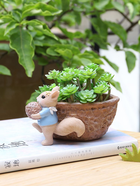 ROOGO Горшок для цветов, 15.3 см х 12.3 см х 12.5 см, 0.2 л, 1 шт ...