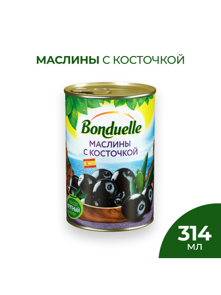 Маслины Bonduelle с косточкой, 300 г купить на OZON по низкой цене (137324045)