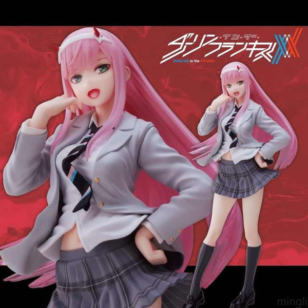 Аниме фигурка Darling in the FranXX Zero Two Seifuku 19см купить на OZON по низкой цене (2149597700)