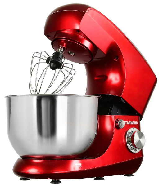 STARWIND Планетарный миксер Миксер стационарный Starwind SPM5184 800Вт красный, 1000 Вт купить ...