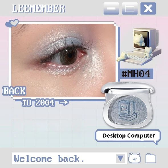 Хайлайтер LEEMEMBER Dreamcore Back to 2004 Mono Highlighter , 6g- #MH04 Desktop Computer купить ...