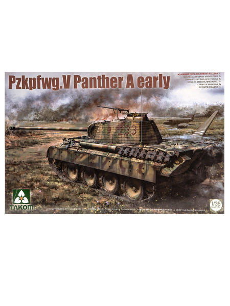 2174 Takom Немецкий средний танк Pzkpfwg.V Panther A (ранних выпусков ...