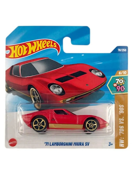 HYX22 Hot Wheels машинка металлическая игрушка коллекционная масштабная модель 71 Lamborghini ...
