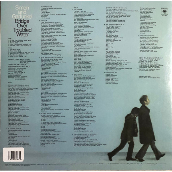 Виниловая пластинка Simon And Garfunkel - Bridge Over Troubled Water LP ...