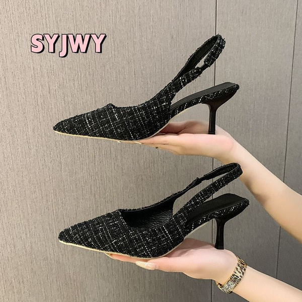 Босоножки Женский SYJWY Стандартный средний (до 9 см) Синтетическая кожа, размер 38 Лето Без ...