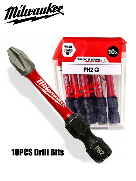 Milwaukee 4932430855 SHOCKWAVE Impact Duty PH2 x 50 мм Набор бит для ...