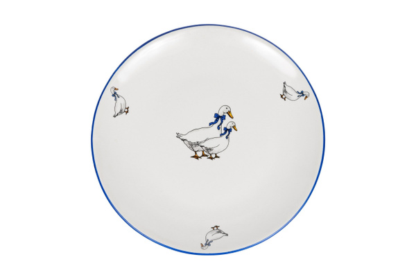 Тарелка Tikhoretsky porcelain, Фарфор, диаметр 21 см купить c доставкой ...