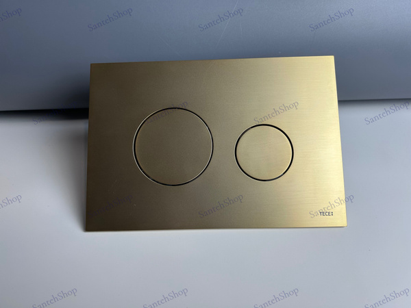 TECEloop 9240938 золото брашированное , не оставляет отпечатков, Пластиковая (панель) кнопка ...