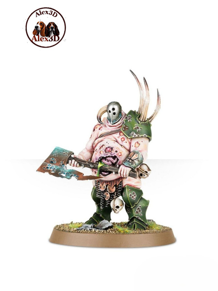 Миниатюра Warhammer 40000. Lord of Plagues.Death Guard. Гвардия Смерти ...