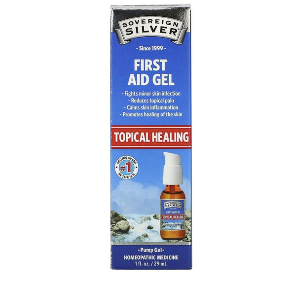 Sovereign Silver, First Aid Gel, гель для оказания первой помощи, 29 мл ...