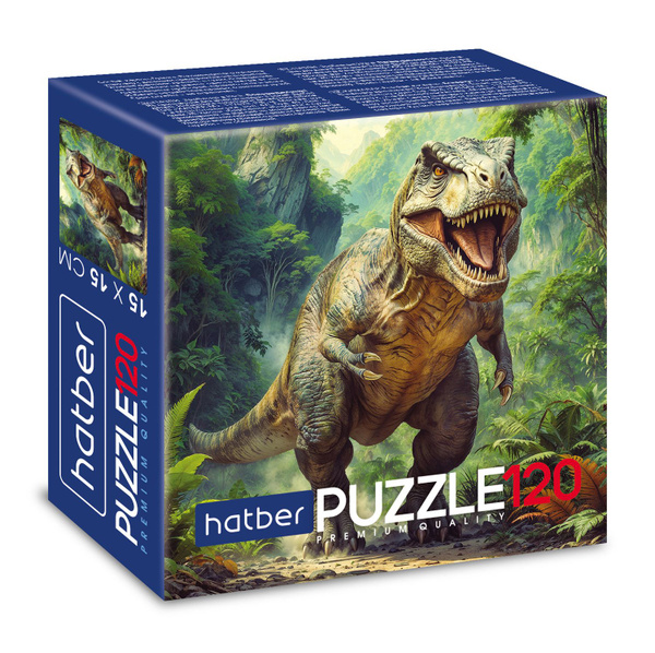 Пазл Hatber Premium MINI 120 элементов 150х150 мм Тираннозавр купить на OZON по низкой цене ...