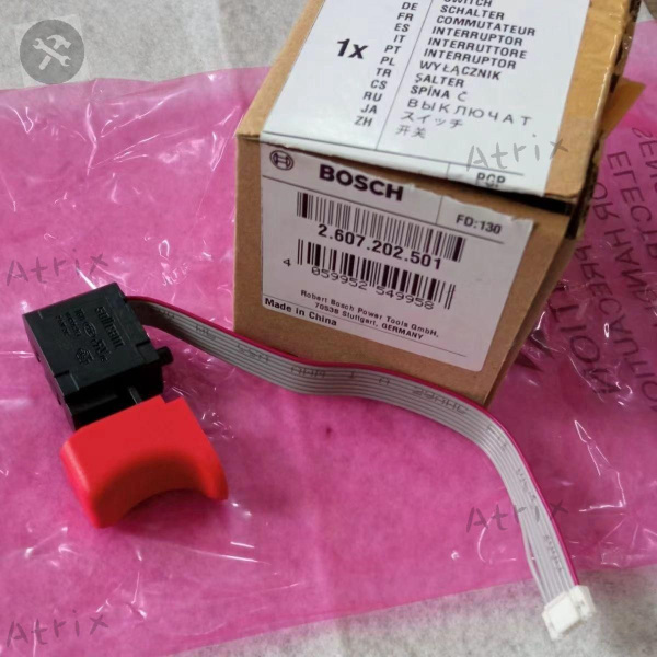 Оригинальный выключатель BOSCH GDX18V-200/GSB18V-150C 2607202501Atrix ...
