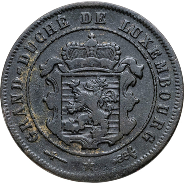 Монета Люксембург 2 1/2 сантима centimes 1901 Надпись BAPTH на реверсе купить на OZON по низкой ...