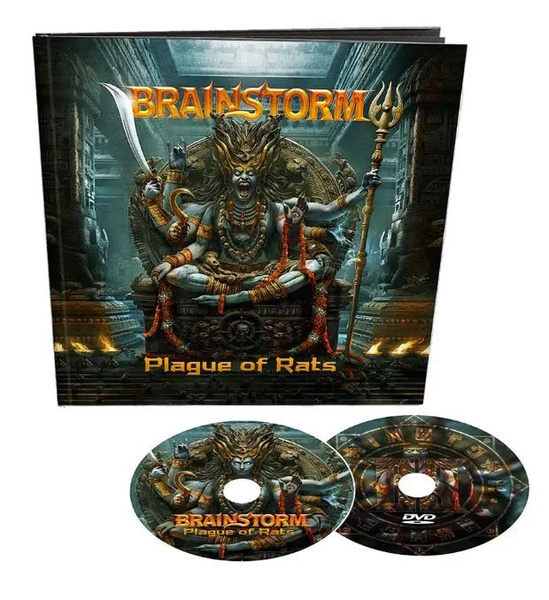 Brainstorm - Plague Of Rats Earbook CD+DVD фирменный диск купить на ...