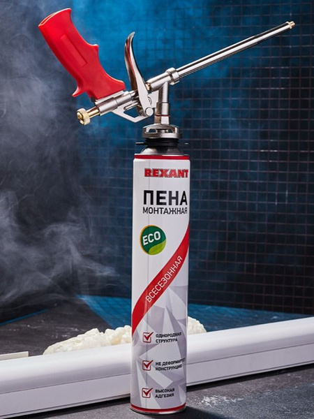 Монтажная пена всесезонная под пистолет, 40 л REXANT купить на OZON по низкой цене (206055112)