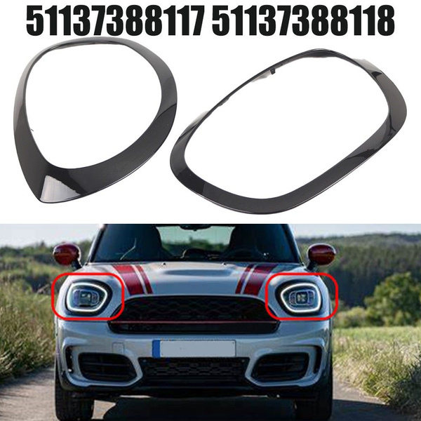 Черная Накладка На Ободок Фары Mini F60 2017-2023 51137388117 ...