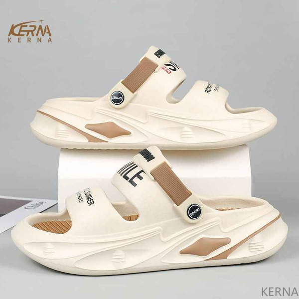 Шлепанцы Мужской, Женский KERNA, размер 40 EVA Толстая подошва, Рельефный рисунок подошвы Без ...