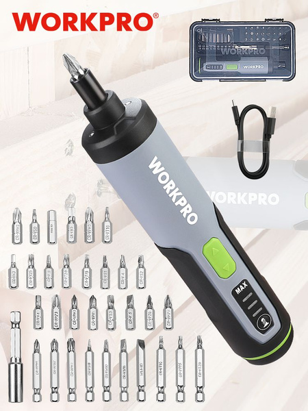 WORKPRO Шуруповерт, 3.6 В, 10 Нм, 1 АКБ купить на OZON по низкой цене (2171979755)