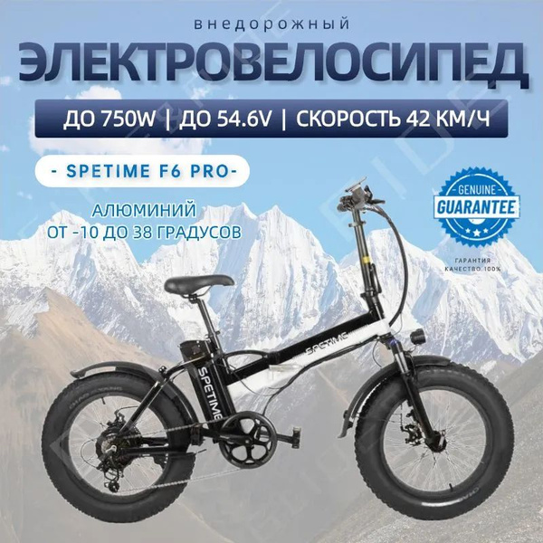 Детский/взрослый электровелосипед (складной) Spetime E-Bike F6 PRO ...