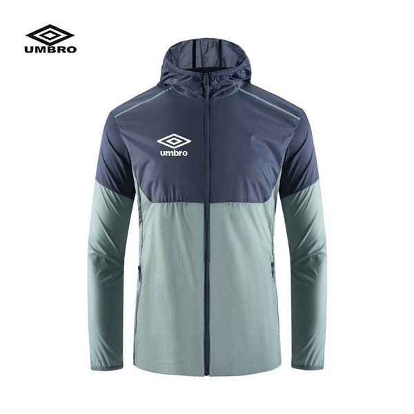 Ветровка Мужской, Женский UMBRO зеленый дым Полиэстер, размер 48, 50 На любой сезон облегающий ...