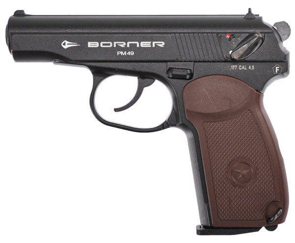 Пневматический пистолет Borner PM 49 4.5 мм (Макарова, металлический ...