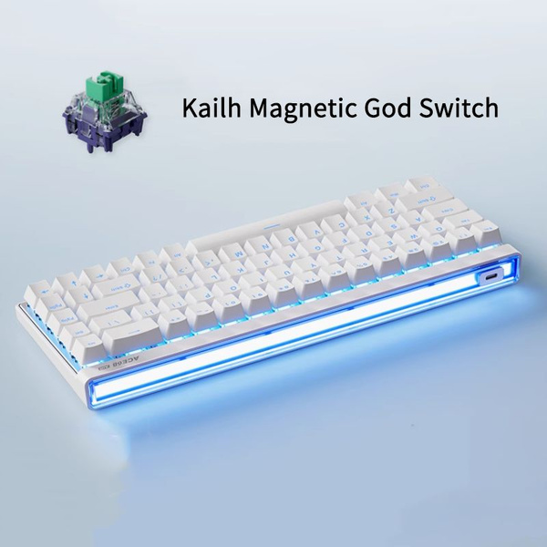 MCHOSE Игровая клавиатура проводная ACE68 Air Киберспорт Kailh Magnetic ...