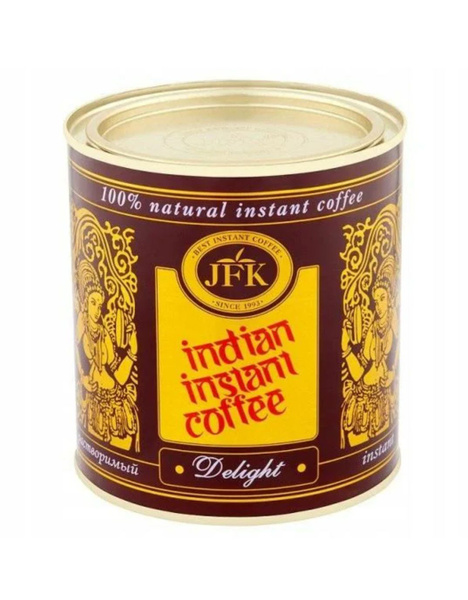 DELIGHT Indian Instant Coffee Powder JFK (Кофе растворимый, порошкообразный Инстант Делайт ...