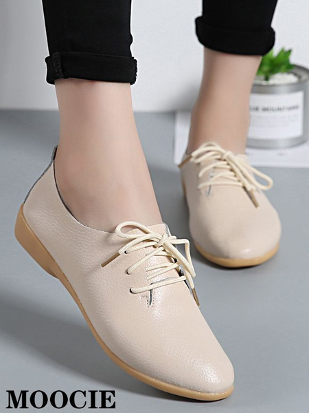 Мокасины Женский MOOCIE бежевый глянец, размер 35 Демисезон Маломерит купить c доставкой на OZON ...