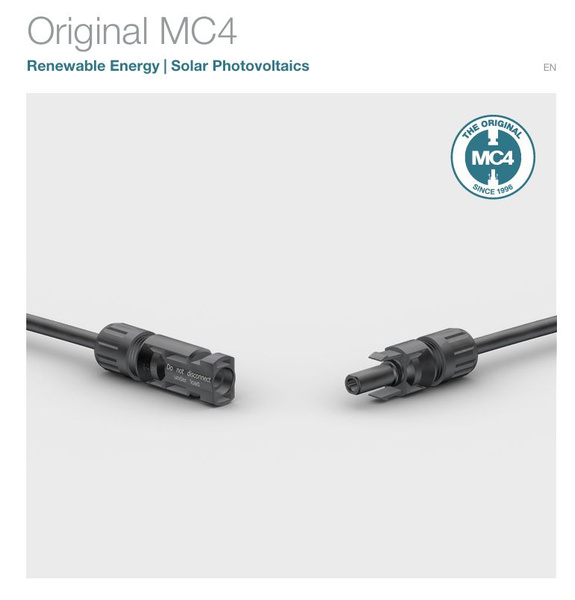10 шт. Оригинальный MC4 PV разъем инвертор мужские и женские разъемы 1000V купить на OZON по ...