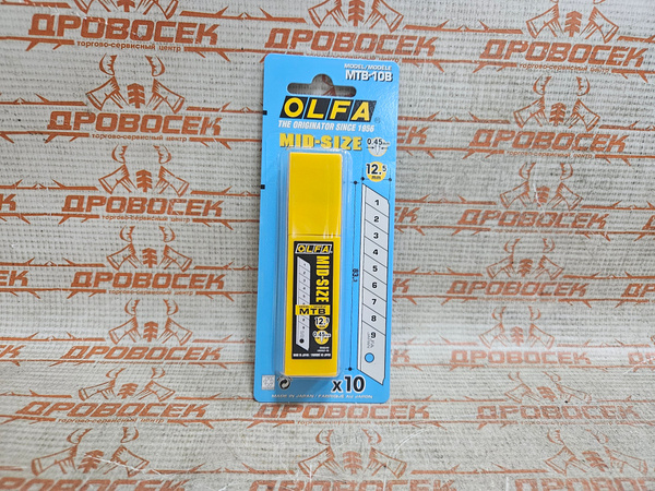 OLFA 12.5 мм, сегментированные лезвия (OL-MTB-10B) купить на OZON по низкой цене (2343606841)