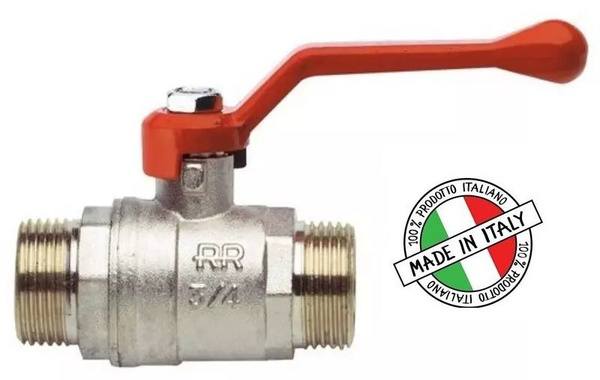 Кран шаровой полнопроходной латунный 3/4" Ш/Ш DN20 PN40 Remer 371MM купить на OZON по низкой ...