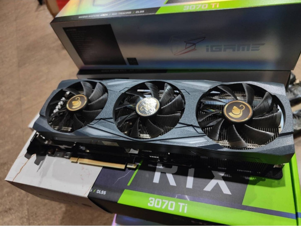 Видеокарта GeForce RTX 3070 Ti, 8 ГБ PCI Express 4.0 DisplayPort, HDMI ...